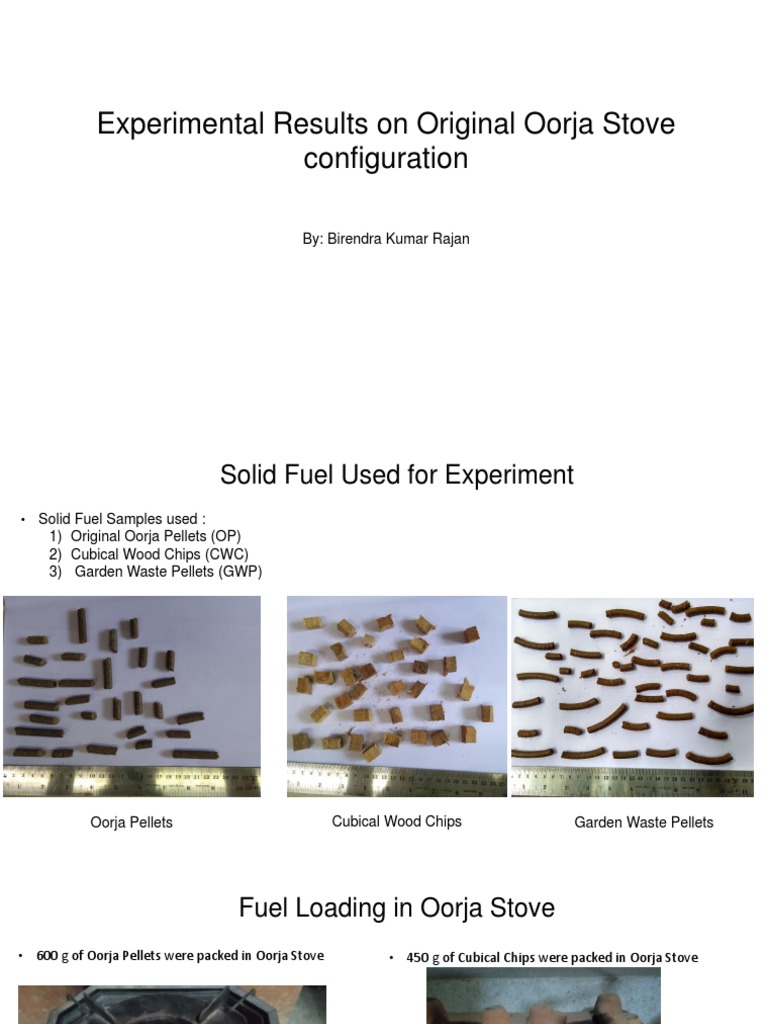 Experiments On OOrja Stove | PDF | Stove | Energy Technology