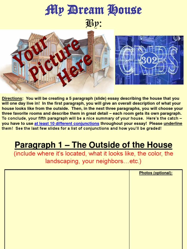 My Dream House Essay Guide | PDF