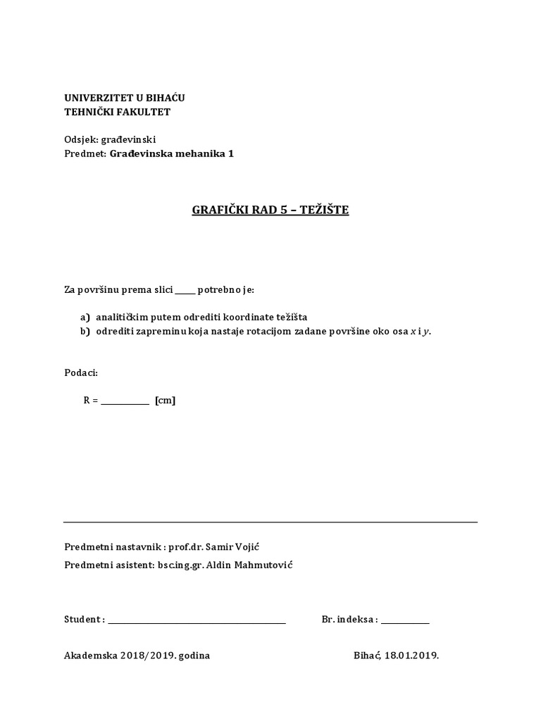 GM1 - Graficki Rad 5 - Zadatak PDF | PDF