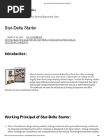 New Star Delta Forward Reverse | PDF | Switch | Power (Physics)