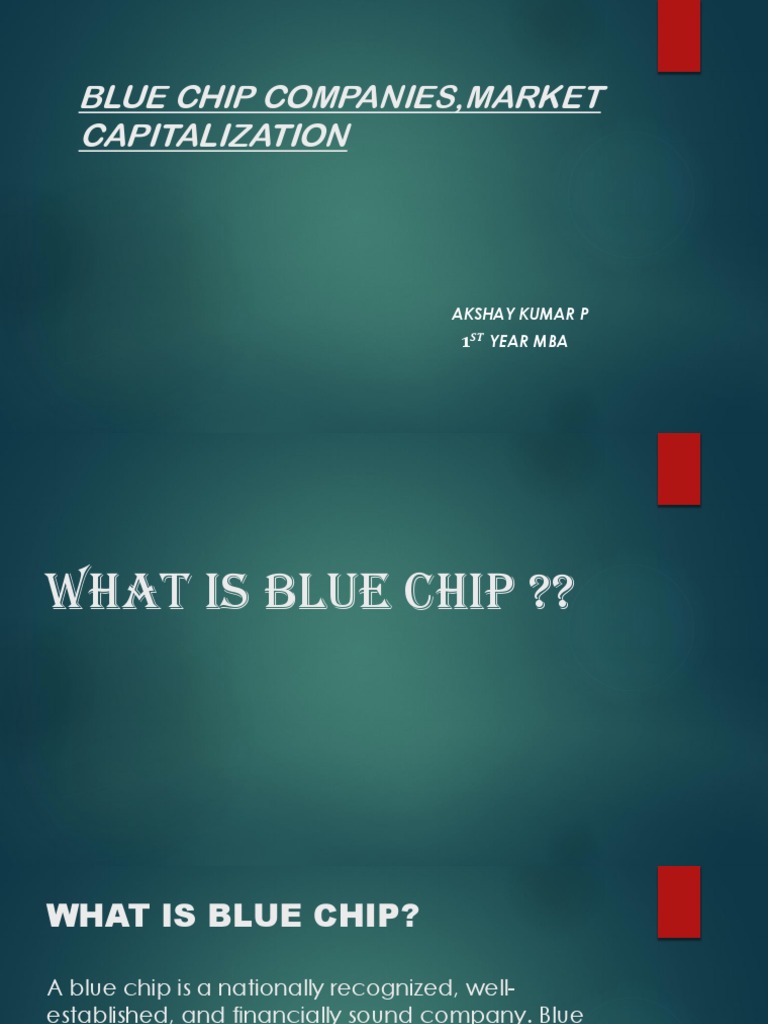 Blue Chip Stocks for Conservative Investors | PDF | Economies | Business