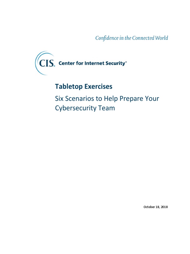 Six Tabletop Exercises FINAL | PDF | Computer Security | Security