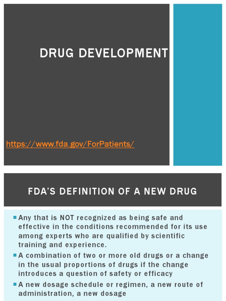 FDA Drug Development Process | PDF | Phases Of Clinical Research ...