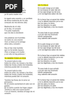 Letras de Boleros Inolvidables | PDF | Amor