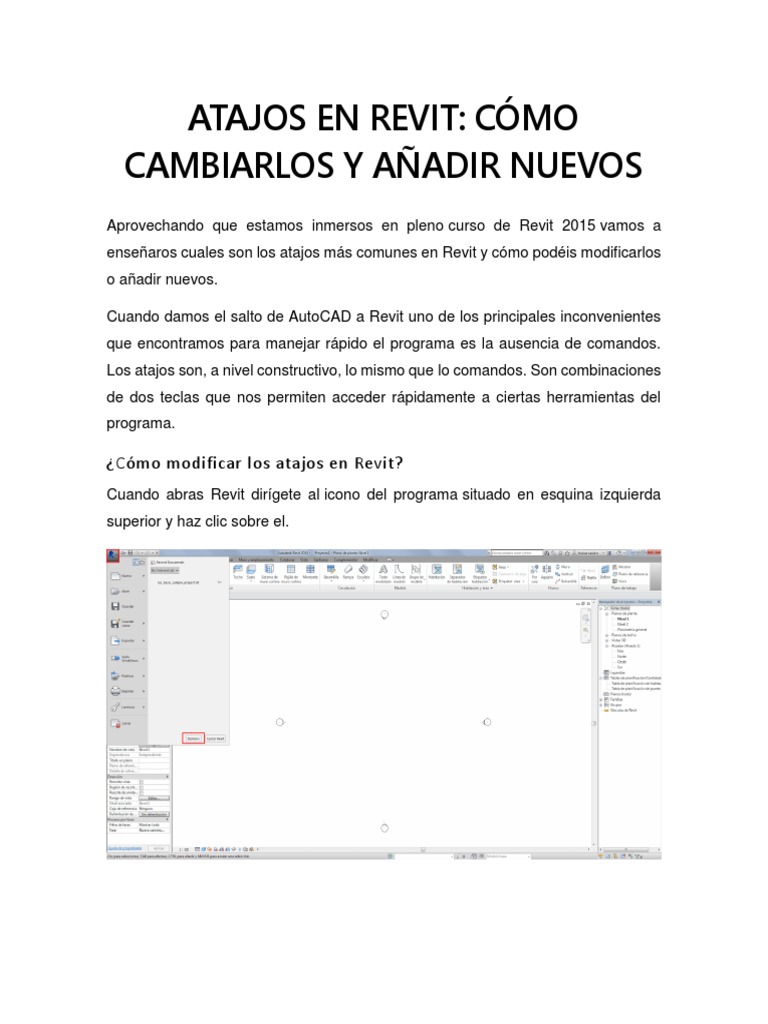 Atajos en Revit | PDF