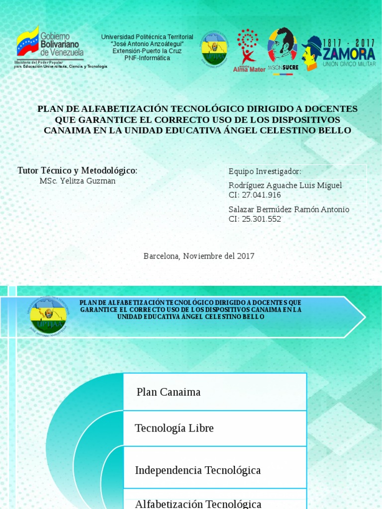 Presentacion Uptjaa | PDF | Software | Maestros