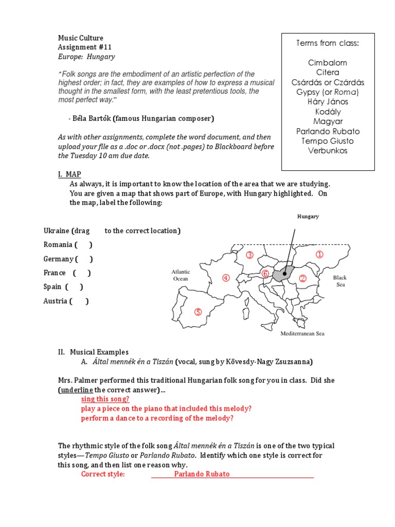 Assignment #11 Hungary 2018 | Download Free PDF | String Instruments ...