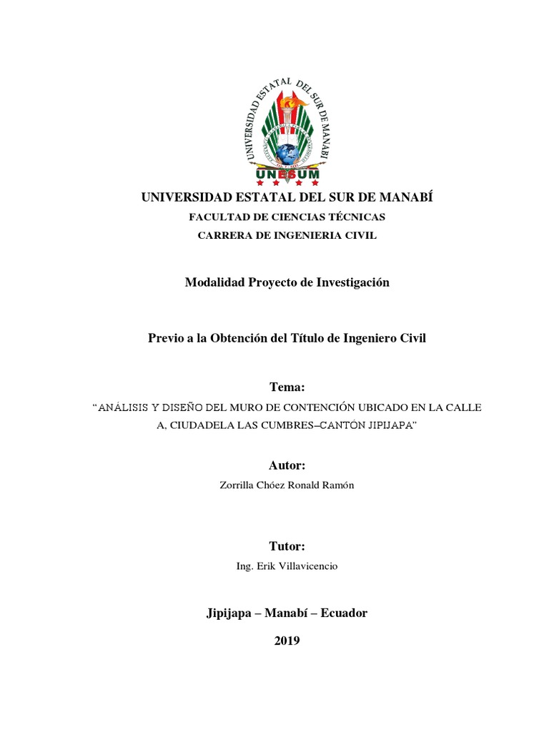 Unesum Ecuador Ing - Civil 2019 69 | PDF | Fundación (Ingeniería ...