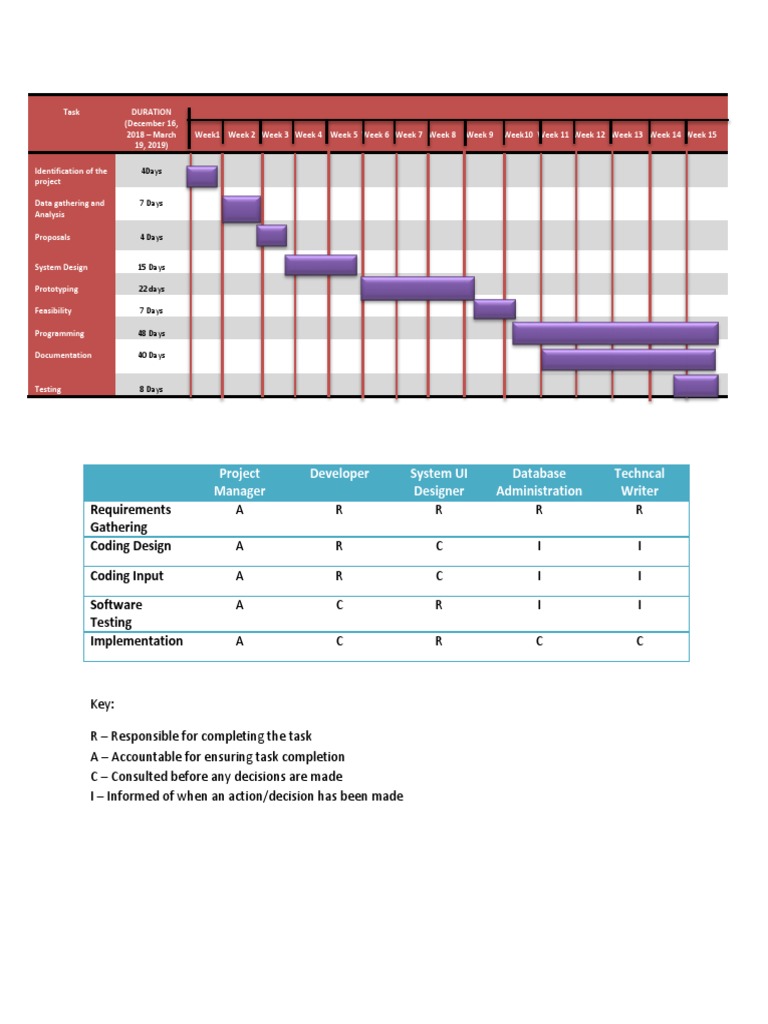 Project Development Schedule | PDF | Databases | Software