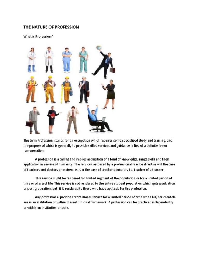 EDUC231 Module 001 Chapter 1 The Nature of Profession | PDF ...