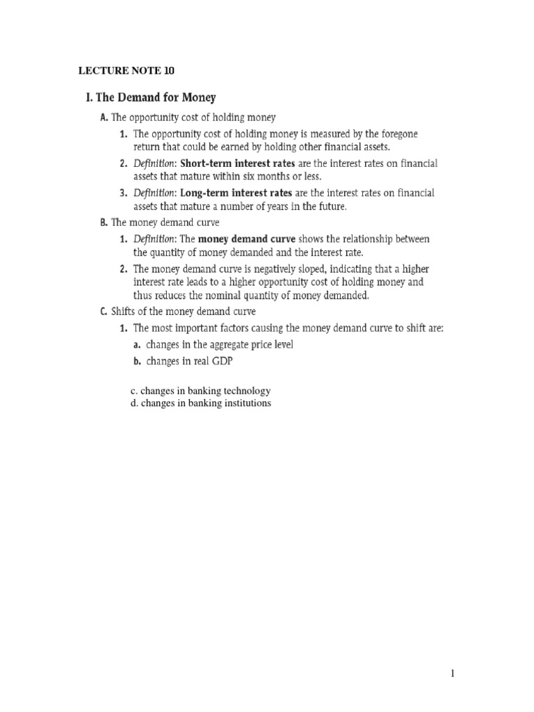 Lecture Note 10 | PDF