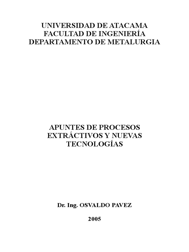 Procesos Extractivos | PDF | Molino (molienda) | Cobre