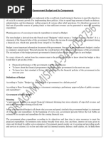 Economics Project On Government Budget - Class 12 CBSE PDF | PDF