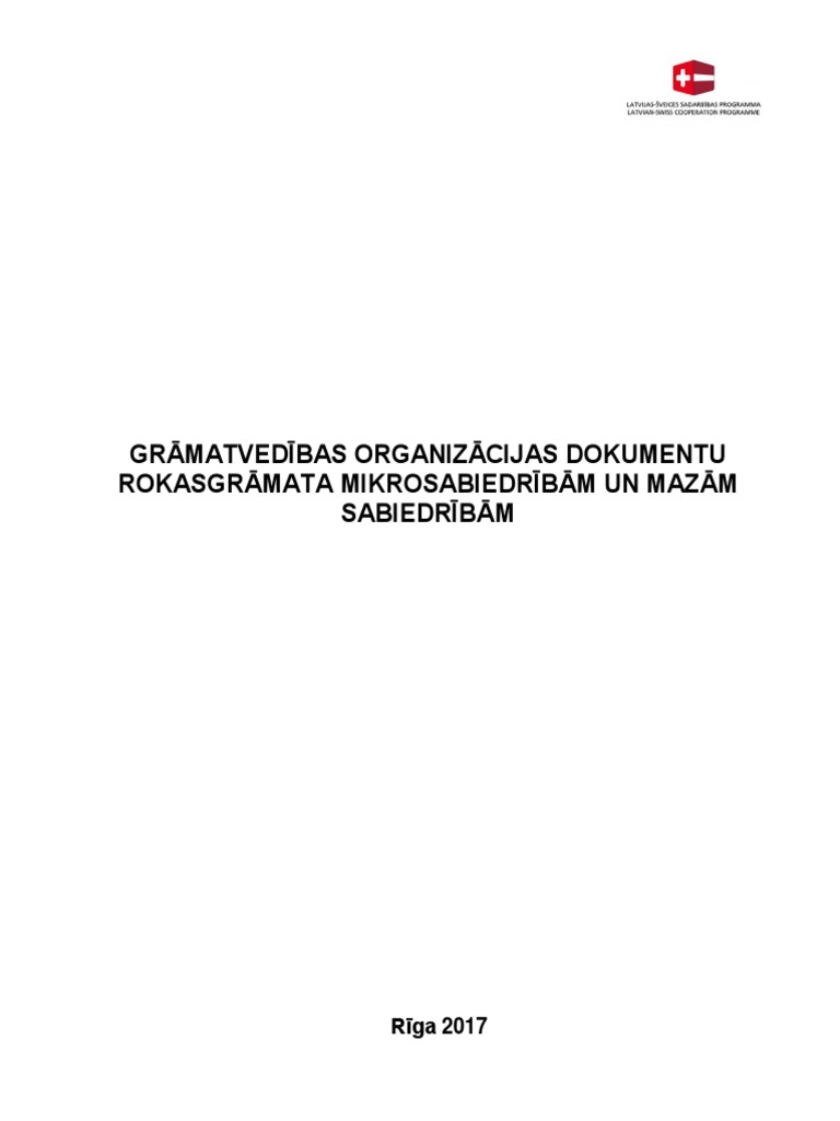 Gramatvedibas Organizacijas Dokumentu Rokasgramata | PDF