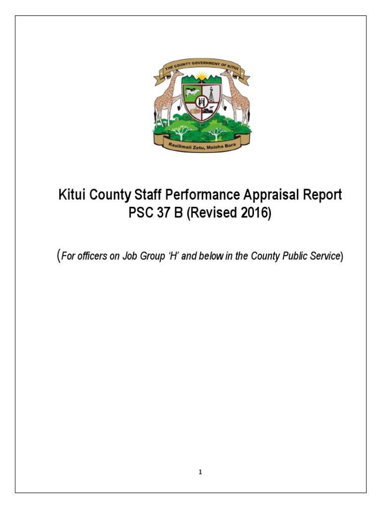 PSC 37b Revised | PDF | Performance Appraisal | Labor