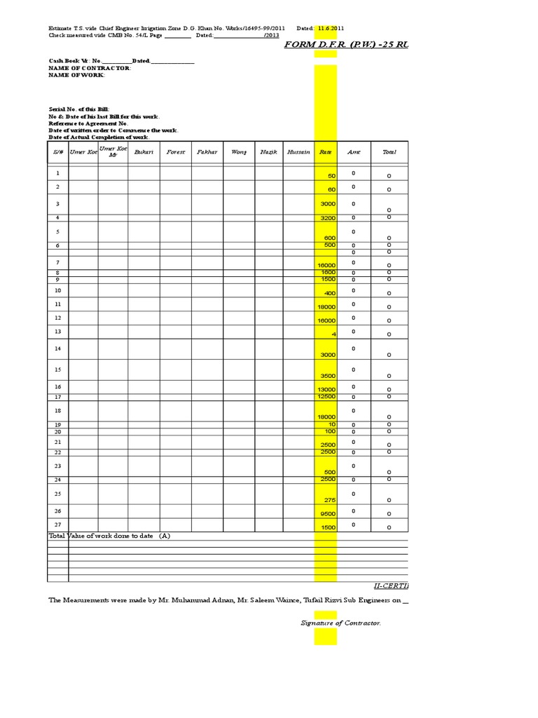8th Running Bill | PDF | Concrete | Soil