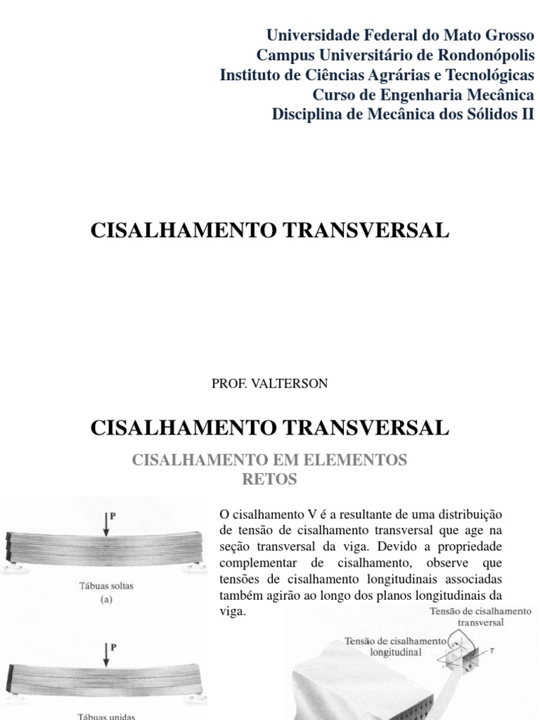 Atividade Fluxo de Cisalhamento | PDF | Estresse (Mecânica) | Viga