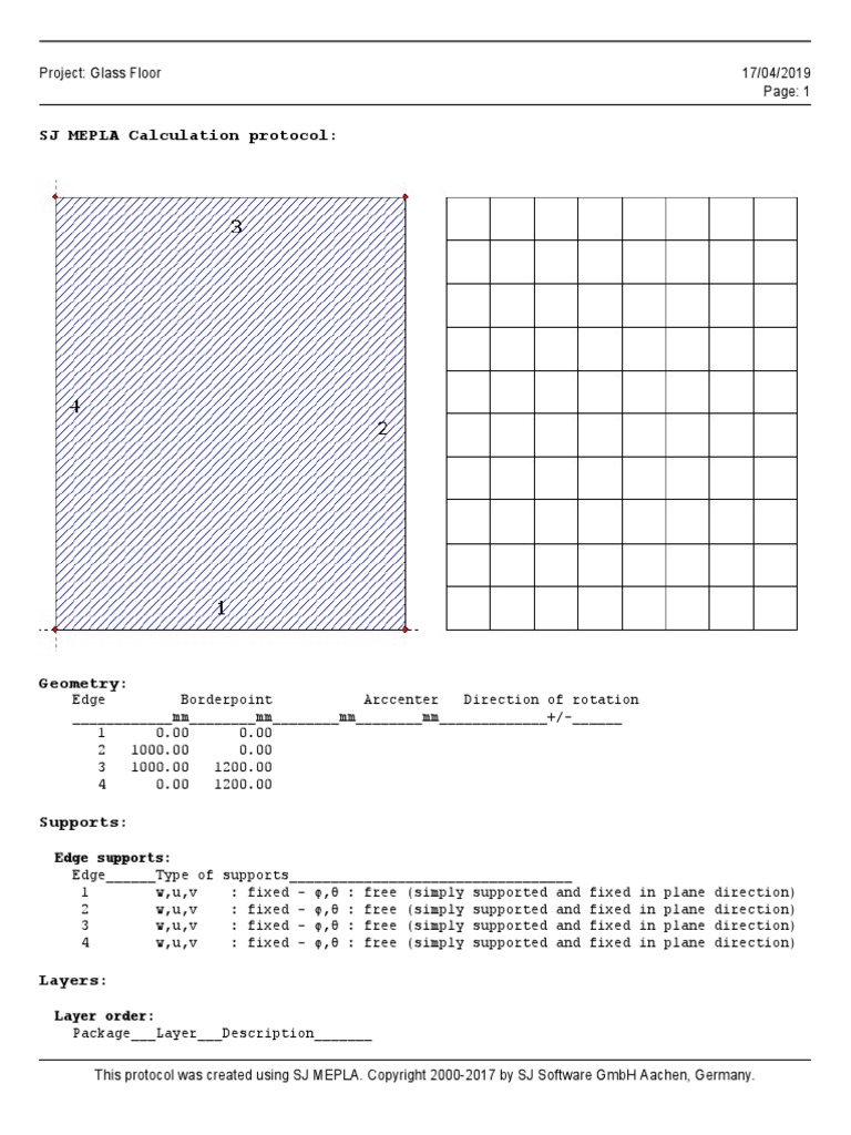Glass Floor - Structural Calcs | PDF | Mathematical Analysis ...