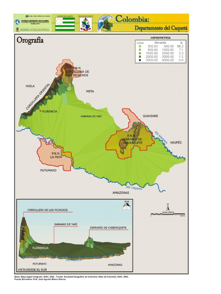 Mapas Del Departamento Del Caqueta 10 | PDF