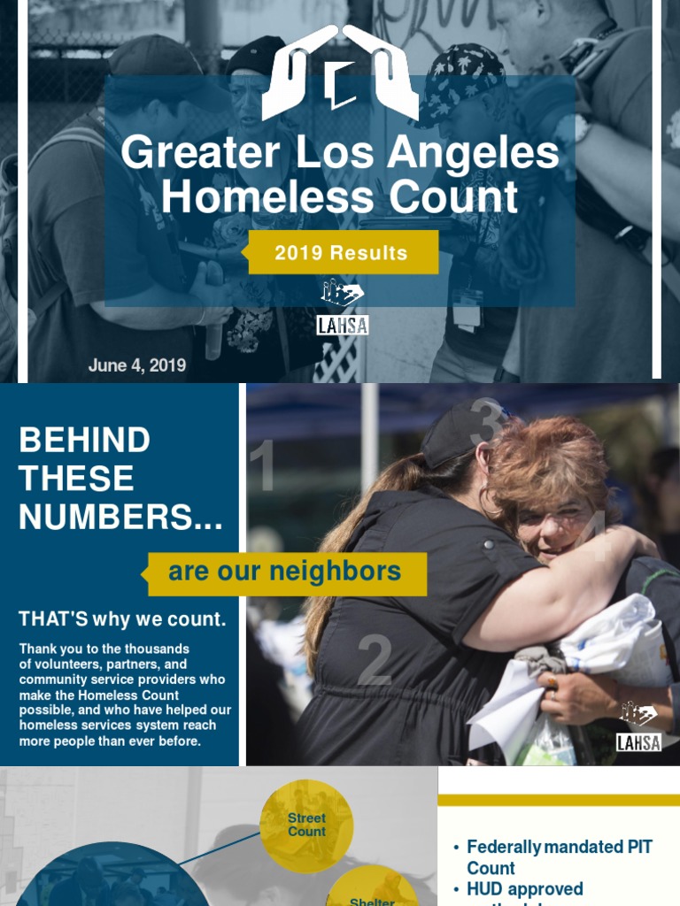 2019 Greater Los Angeles Homeless Count Presentation | PDF ...