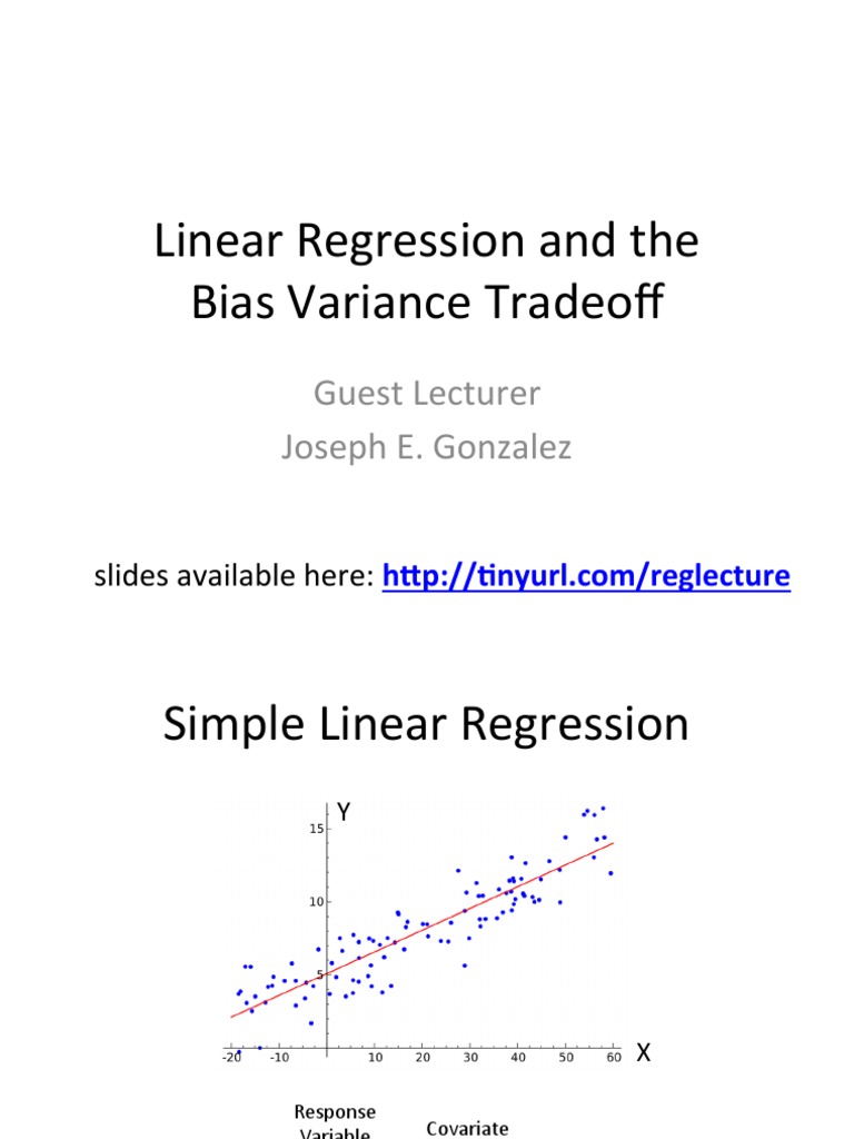 Linear Regression | PDF | Linear Regression | Bias Of An Estimator