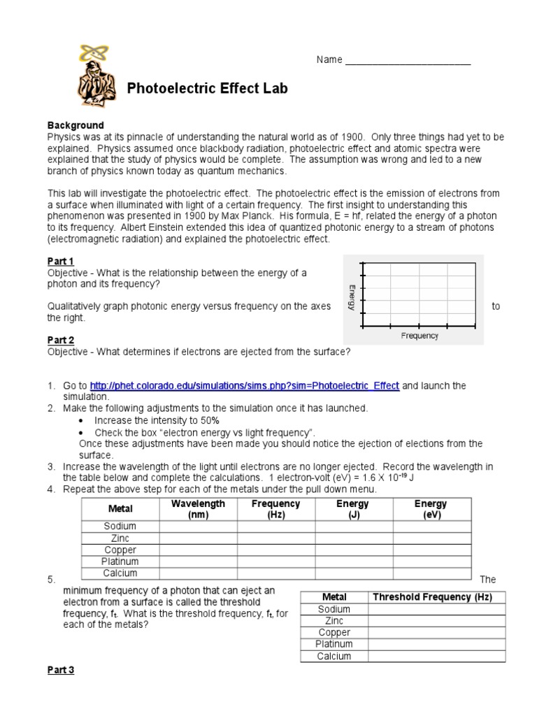03 Modern Photoelectric Effect Lab | PDF | Photoelectric Effect | Photon