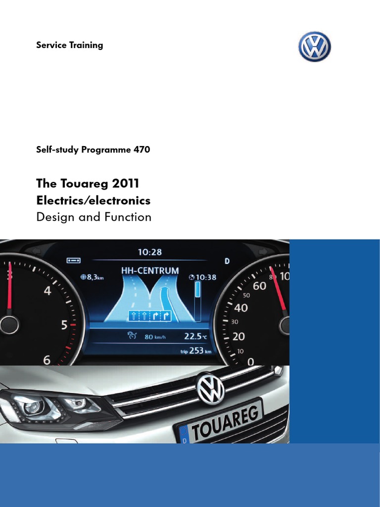 Volkswagen Touareg Self-Study Programme 470 - Electrics, Electronics ...