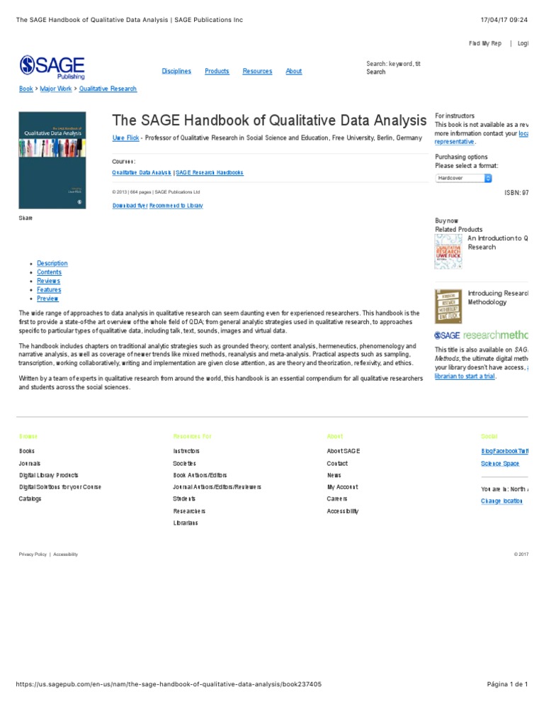 The SAGE Handbook of Qualitative Data Analysis - SAGE Publications Inc ...