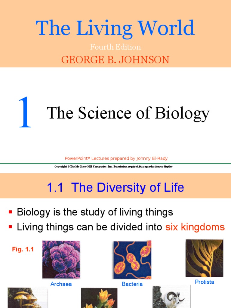 The Living World: The Science of Biology | PDF | Hypothesis | Experiment