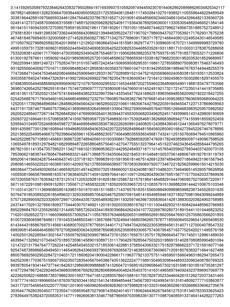 Pi | PDF