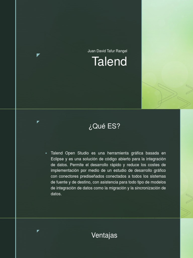 Talend | PDF | Software multiplataforma | Java (lenguaje de programación)