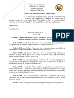 Brgy. Resolution Sample | PDF