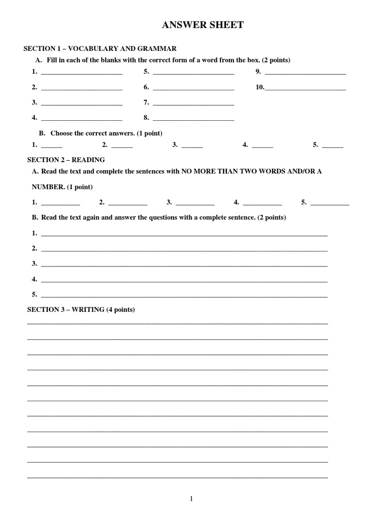 Aim High 3 Answer Key and Exercises | PDF | Foods | Paintings