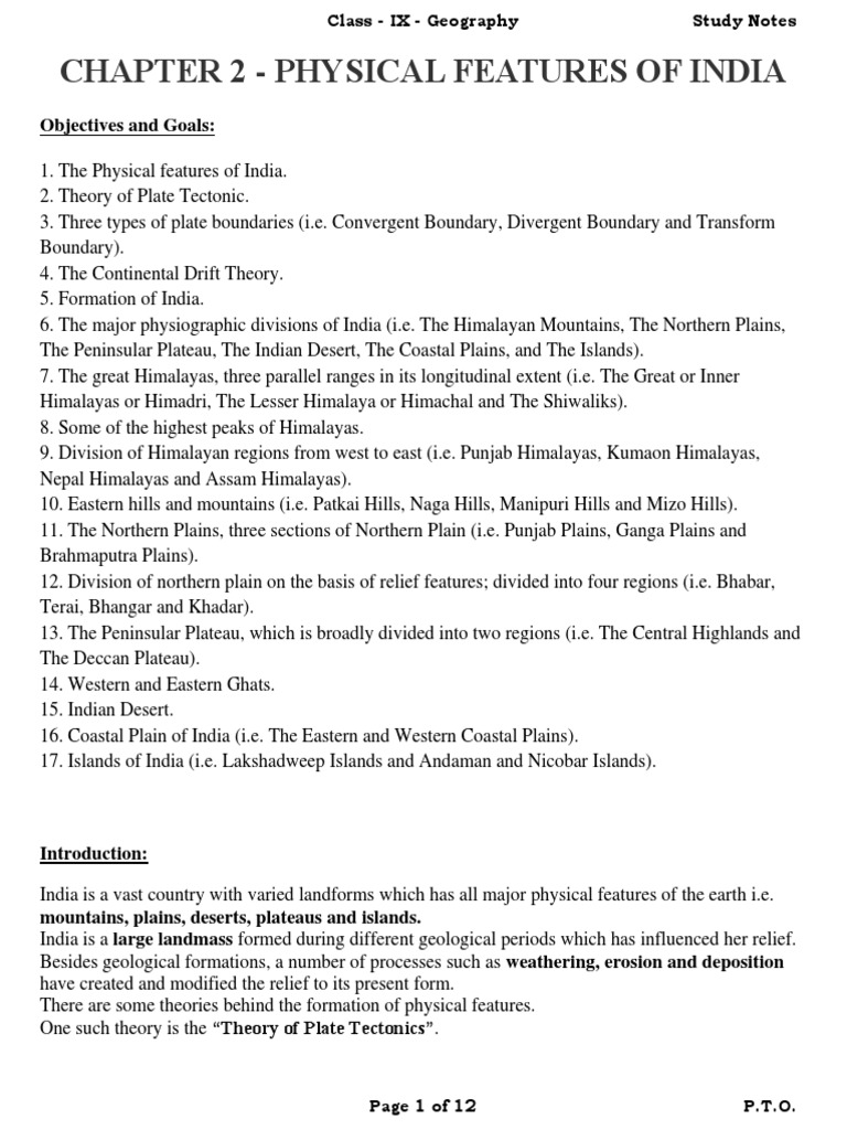 The Physiographic Regions of India: A Detailed Analysis of the Country ...