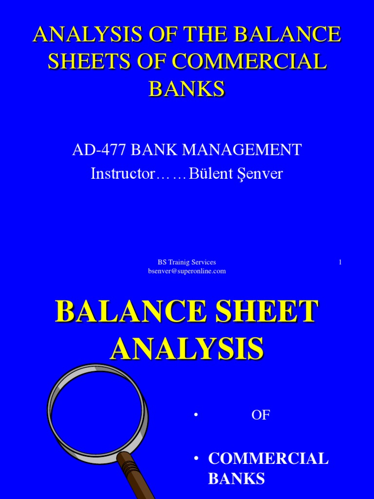 BS Analysis | PDF | Financial Audit | Market Liquidity