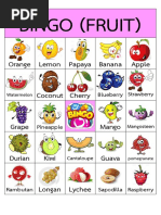 Filipino Fruits: English-Tagalog Guide | PDF | Fruit | Tropics