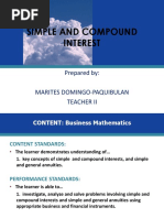 General Mathematics: Quarter 2 - Module 3: Solving Problems Involving Simple and Compound ...