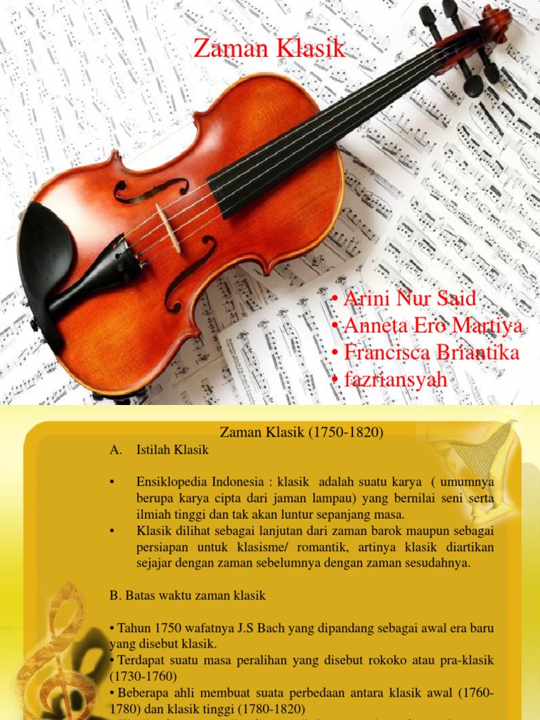 Sejarah Musik Klasik | PDF