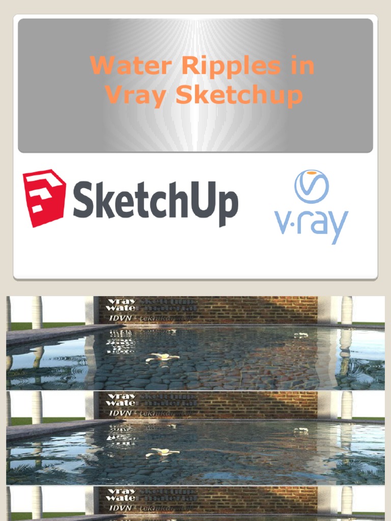 Water Ripples in Vray Sketchup | PDF