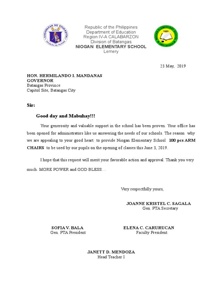 Sir: Good Day and Mabuhay!!!: Hon. Hermilando I. Mandanas Governor | PDF