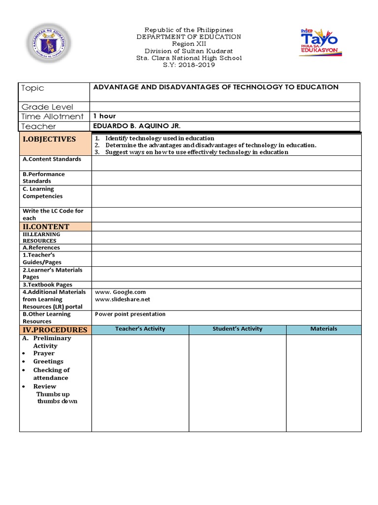 Shrek Final Lesson Plan | PDF | Lesson Plan | Teachers