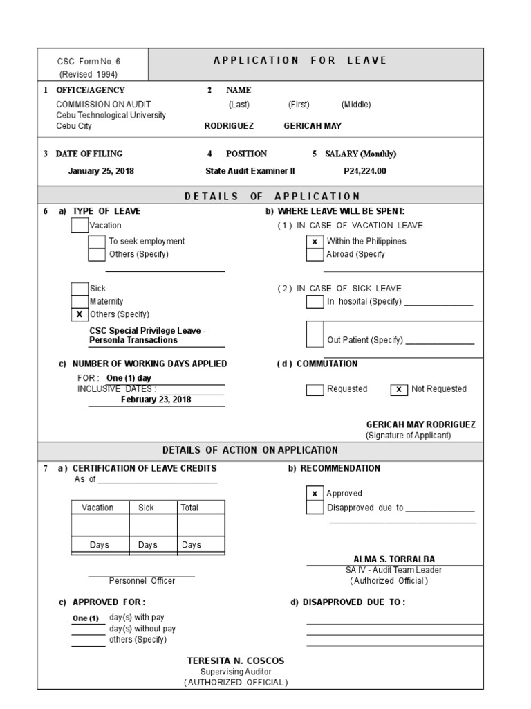 Leave 2019 | PDF | Audit | Employment
