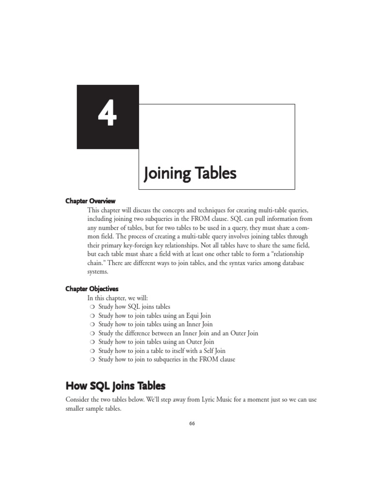 029 6ch04 PDF | PDF | Sql | Computer Programming