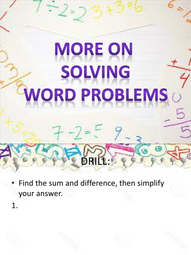 Math Word Problems: Fractions & Time | PDF