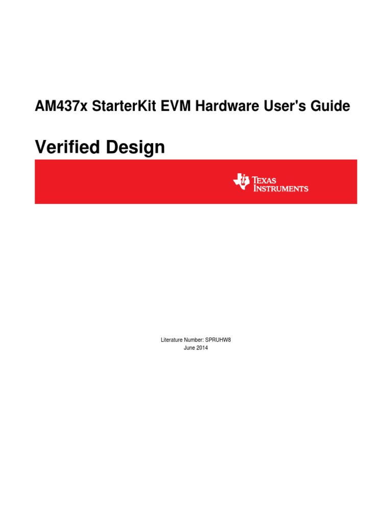 Verified Design: Am437X Starterkit Evm Hardware User'S Guide | PDF ...