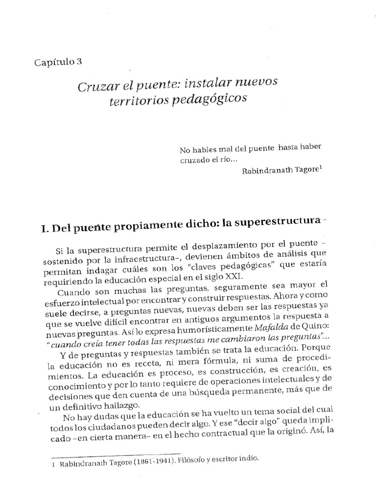 Del Torto, Daniel. (2015) - Pedagogia y Discapacidad Cap 3. | PDF