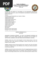 Brgy Revenue Code Template | PDF | Receipt | Taxes