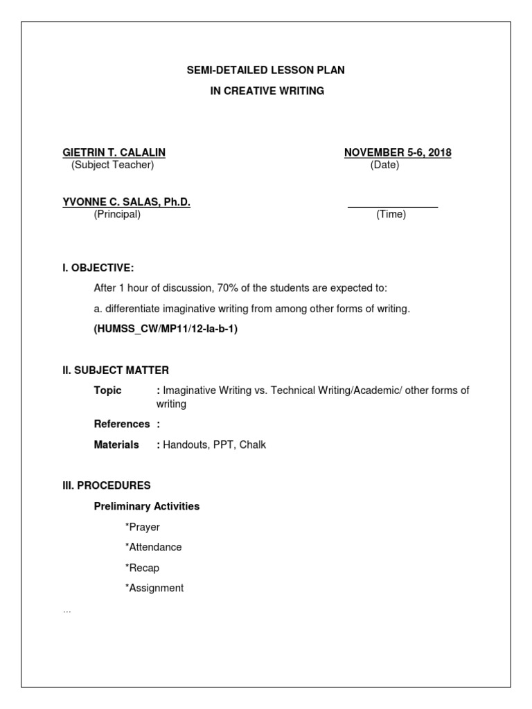 (Subject Teacher) (Date) | PDF | Teachers | Communication