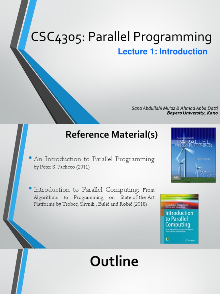 Part 1 Lecture 1 Introduction Parallel Computing Download Free