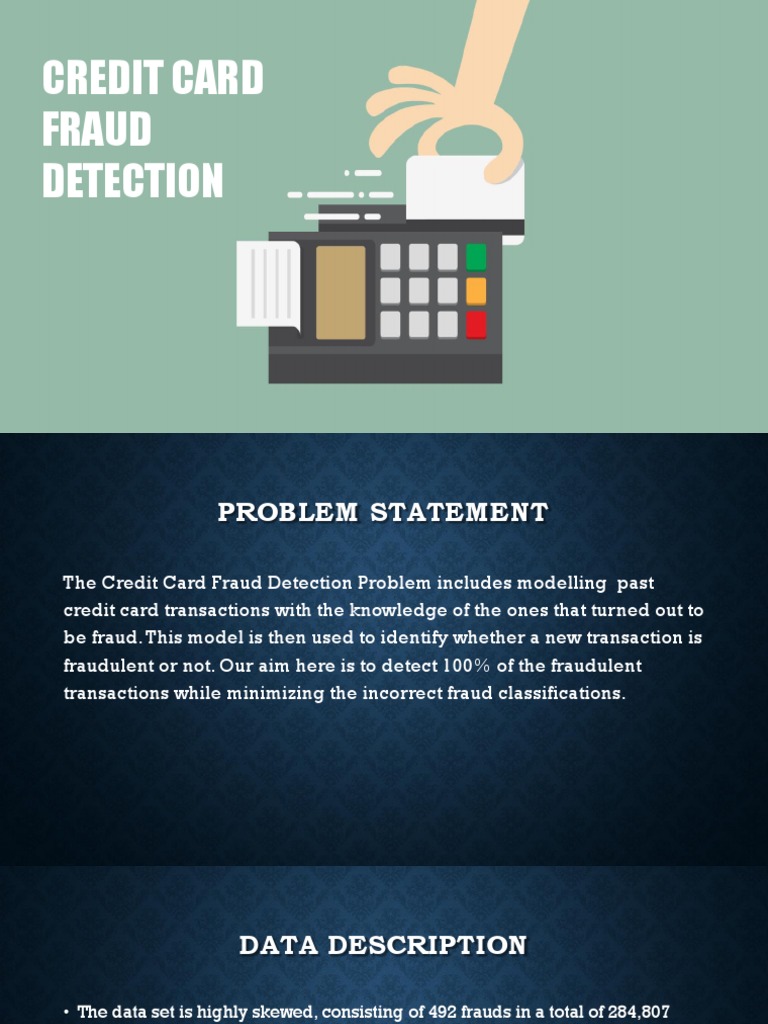 Credit Card Fraud Detection | PDF | Principal Component Analysis ...